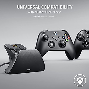 Razer Universal Quick Charging Stand for Xbox Series X|S: Magnetic Secure Charging - Perfectly Matches Xbox Wireless Controllers - USB Powered - Robot White (Controller Sold Separately)