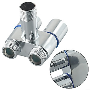 G12 1-In-2-Out Dual Control Valve, held Bidet Sprayer for Toilet, Mini Toilet Faucet Sprayer Kit Butt Washer, Hand Shower Bidet Attachment for Machine and Toilet.