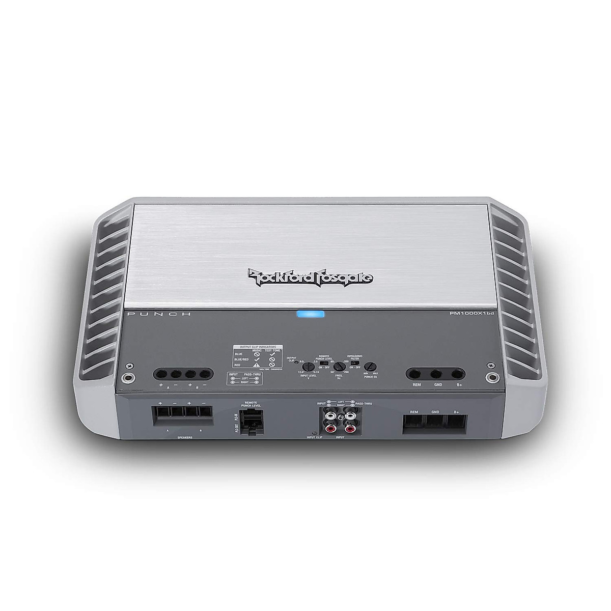 Rockford Fosgate PM1000X1bd Punch Marine 1,000 Watt Class-bd Mono Amplifier