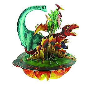 Santoro Pirouettes Jurassic Dinosaurs 3D Pop Up Card