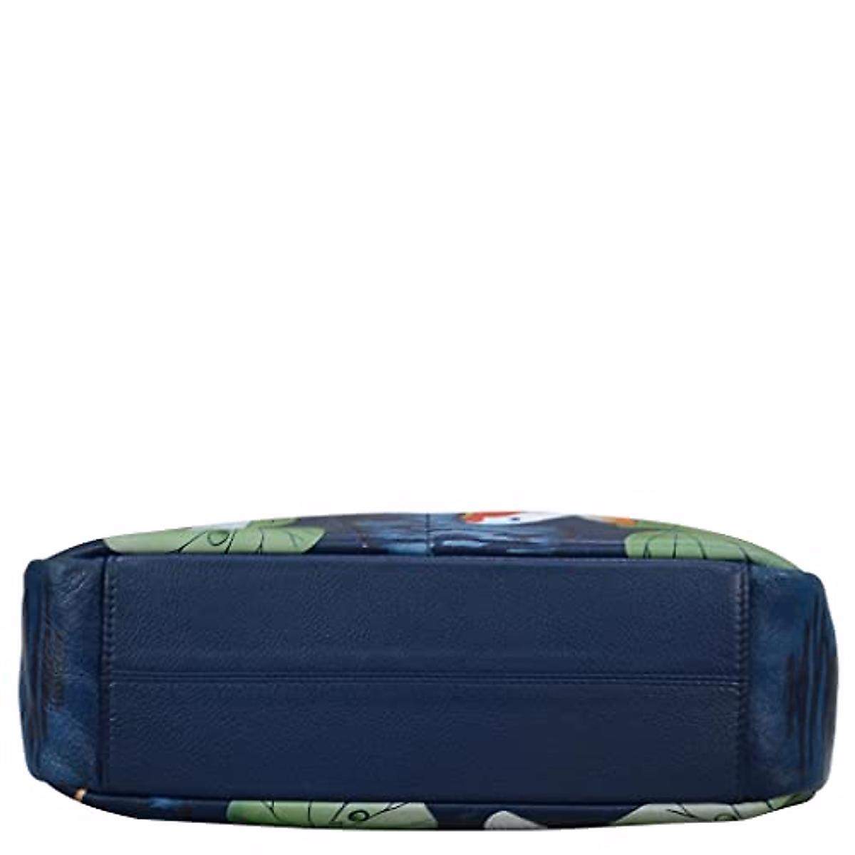 Anna by Anuschka Women's Women s Genuine Leather Medium Shopper Bag, Koi Fish Blue, One Size US