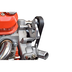 ICT Billet LS1 Manual Belt Tensioner w/Pulley - Compatible with 1998 1999 2000 2001 2002 Camaro Z28 SS Firebird Formula Trans Am WS6 LS LS2 GTO Aluminum 551617X-2