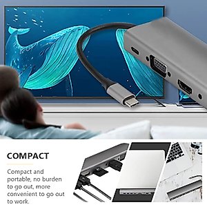 OSALADI USB Hub USB Hub USB Hub USB Hub USB Hub USB Hub USB Hubs Aluminium Alloy Computer Converter Type- c Hub 11- in- 1 Hub Dock Station USB Docking Station Adapter