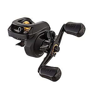 13 FISHING - Origin R1 Baitcast Reel - 8.1:1 Gear Ratio - Left Hand Retrieve (100 Size) (Fresh) - OR1-8.1-LH, Black/Gold