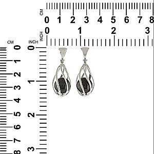 Starborn Elite Shungite Sphere Sterling Silver Spiral Pendant - 12mm