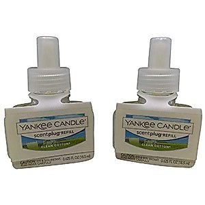 Yankee Candle Clean Cotton SecntPlug Refill 2-Pack
