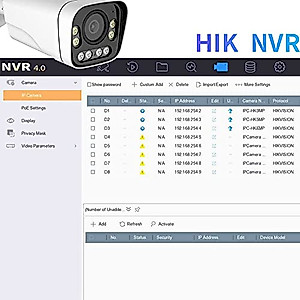 EXVIST 4K(8MP) Varifocal Wireless Bullet Outdoor Security Camera, Dual Light, 2.7mm~13.5mm Motorized Lens, IP66, Human Detection, RTMP to YouTube/Facebook etc.