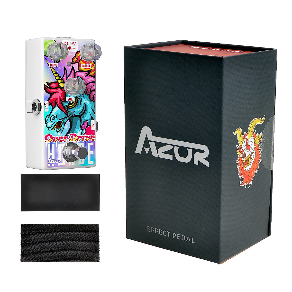 AZOR Overdrive Guitar Pedal Horse Overdrive Analog Effect Pedal for Electric Guitar True Bypass AP504