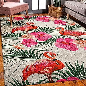 Dalyn Rugs Indoor/Outdoor Tropics TC12 Ivory Washable 8' x 10' Rug