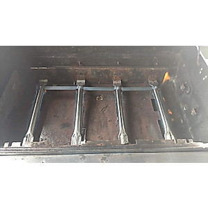 YIHAM KB815 Gas BBQ Pipe Tube Burner Replacement, Grill Parts for Nexgrill 720-0432, Kitchenaid 720-0745, 720-0733A, Jenn Air, Kirkland, Members Mark 720-0584, Perfect Flame, 16 15/16 inch, Set of 4