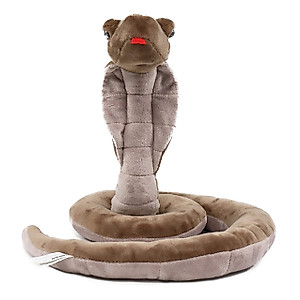 Ice King Bear Wild Animal Stuffed Animals Zoo Family Plush Toy (Cobra 12 Inches)