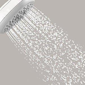 hansgrohe Croma 100 Handheld Shower Head Set Modern Spray Full, Pulsating Massage, Intense Turbo with QuickClean with Hose in Chrome, 2.5 GPM, 06425005