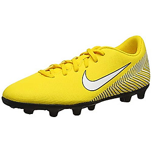 Nike Vapor 12 Club NJR FG/MG Mens Soccer-Shoes AO3129-710_10.5 - Amarillo/White-Black