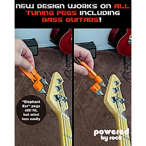 Guitar String Winder, String Cutter and Bridge Pin Puller - 3-in-1 Guitar Tool for Acoustic and Electric Guitars - Wind Guitar Strings Quickly - Cut Excess String Off - Pull Pins Out Easily