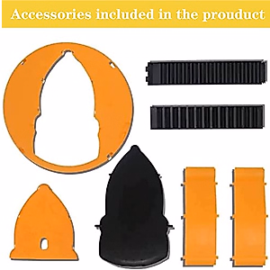 CATIIOR 1/2/3 Packs Mouse Trap Indoor Outdoor Reusable Smart Rat Outdoors Humane Traps Bucket Lid Chipmunk Mice for House (3), Yellow, (MK500JK/G)