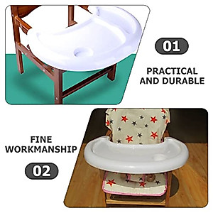 Snack Booster Fast Dining Tray Clip On High Chair Tray Removable Dining Tray for Hook on High Chair Supplies Hook on Chair Tray