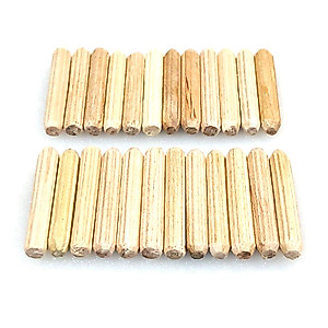 ReplacementScrews Wooden Dowel Pins Compatible with IKEA Part 101375 (Pax Wardrobe) (Pack of 24)