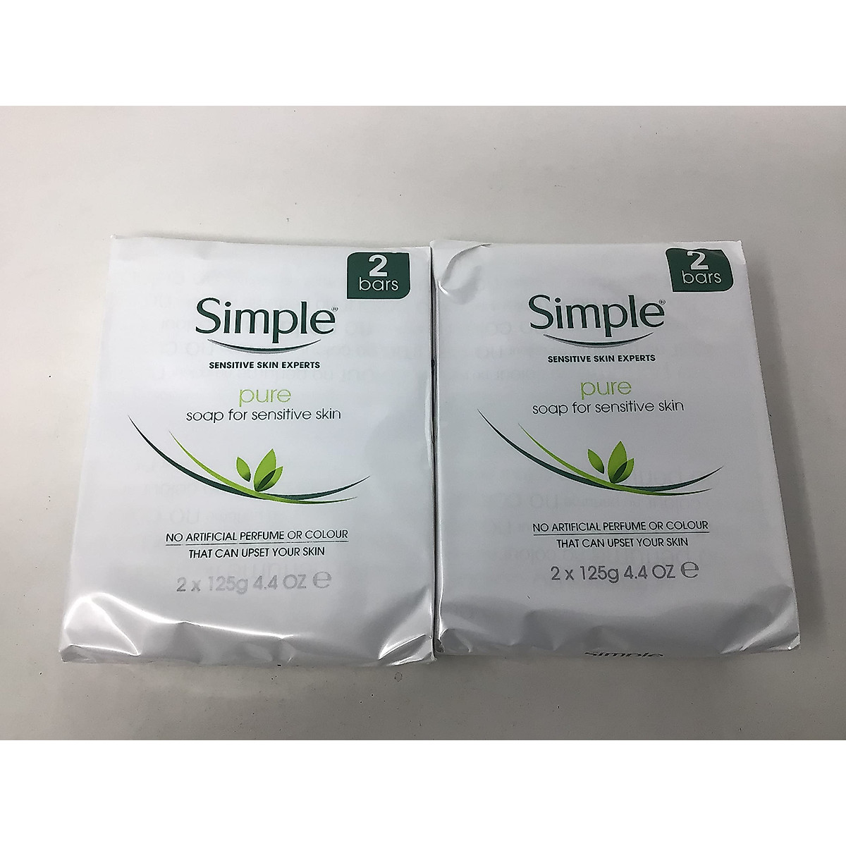 Simple 2-pack Pure Soap For Sensitive Skin for Women