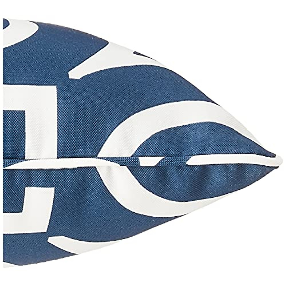 Pillow Perfect Outdoor/Indoor Carmody Navy Lumbar Pillows, 2 Count (Pack of 1), Blue