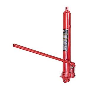 BIG RED T30806 Torin Hydraulic Long Ram Jack with Single Piston Pump and Clevis Base (Fits: Garage/Shop Cranes, Engine Hoists, and More): 8 Ton (16,000 lb) Capacity, Red