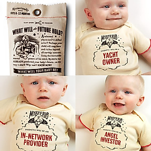 WRYBABY Mysterio Baby Tee Predicts Your Child's Future | Natural, 0-12M