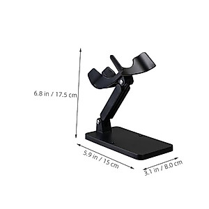 VILLCASE Scanning Device Holder Mic Table Stand Tabletop Microphone Stand Scanner Stand Scanner Holder for Car Scanner Holder for Desk Scanner Holder Mount Table Mic Stand Black Abs