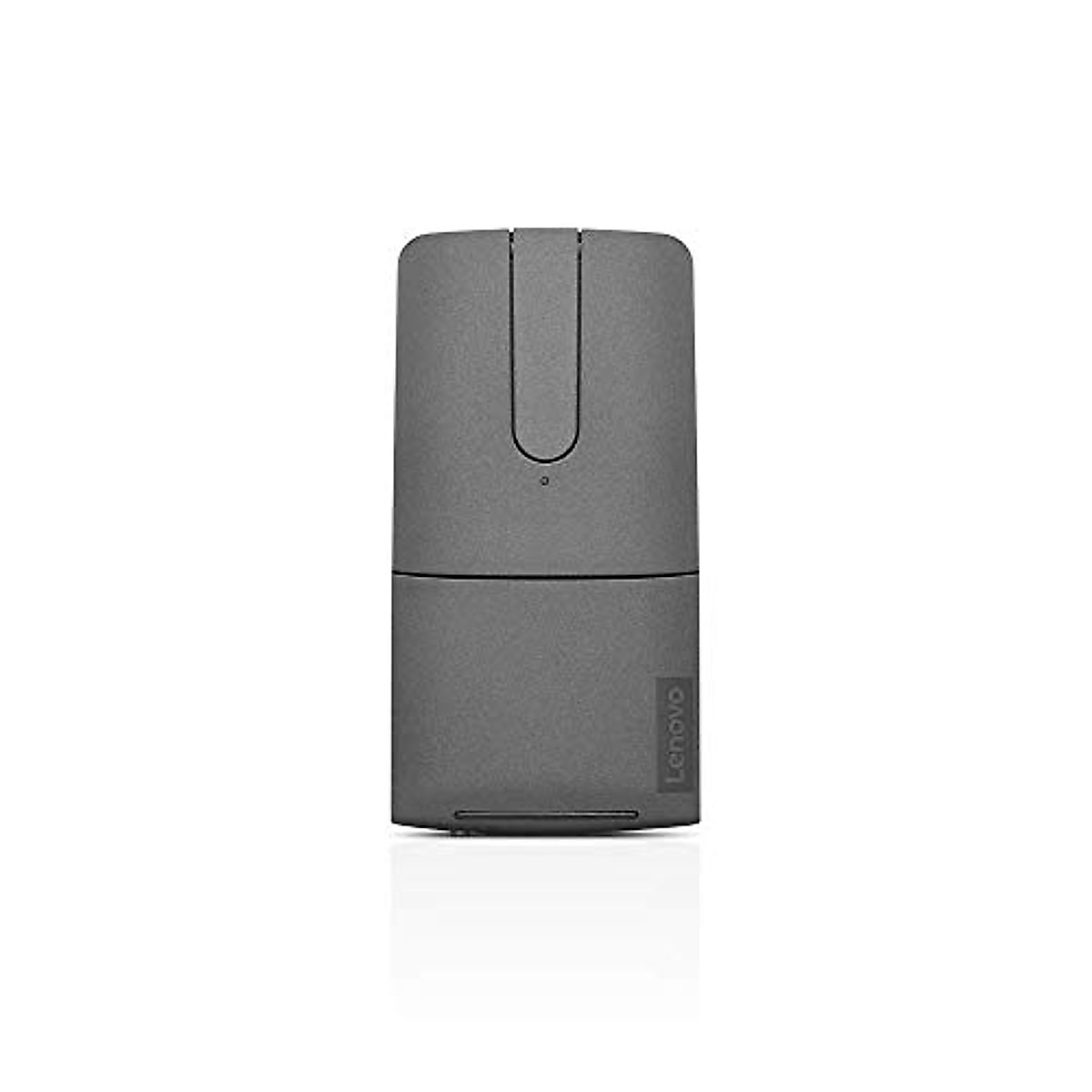 Lenovo Yoga Mouse with Laser Presenter, 2.4GHz Wireless Nano Receiver & Bluetooth 5.0, Award-Winning Ergonomic V-Shape, Adjustable 1600 DPI, Optical Mouse, GY50U59626, Iron Grey, gray
