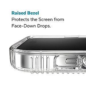 Speck for iPhone 14 Pro Max 6.7 Inch Model Case - Slim Hard Phone Case with Drop Protection, Scratch Resistant & Anti Yellowing Case with No Slip Gemshell Grip