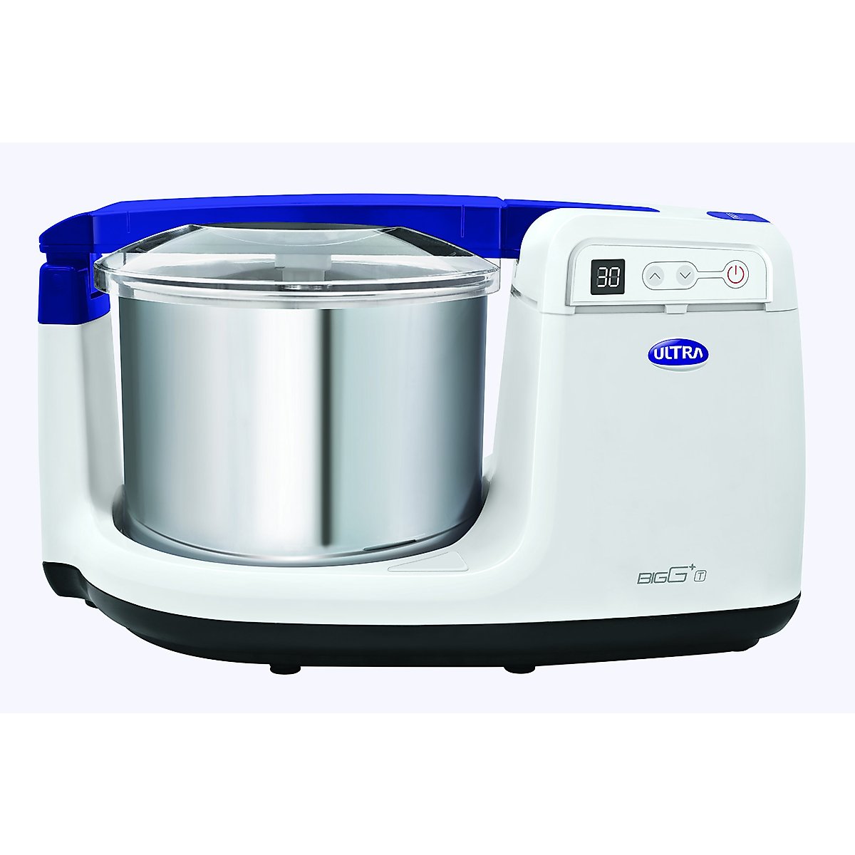 Elgi Ultra Bigg+T 2.5 Litre Table Top Wet Grinder with Timer and Atta Kneader, 110 Volt,White