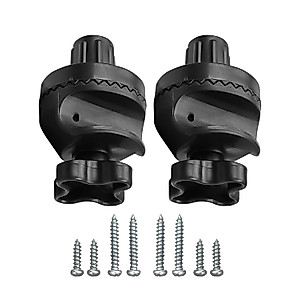 Outdoor Porch Patio Swings Plastic Fittings to Attach Canopy Frame to Swing Frame, 2 Pack