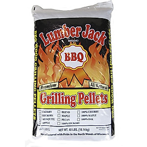 Lumber Jack 100-Percent Cherry Wood BBQ Grilling Pellets, 40-Pound Bag (Discontinued by Manufacturer)
