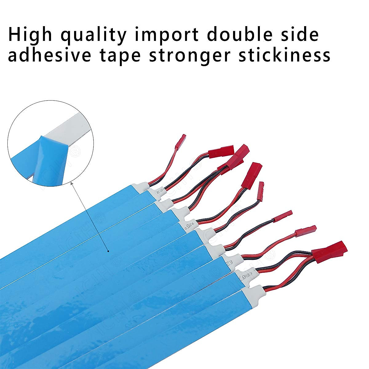 ICIH Under Cabinet LED Light 10Pack 12v LED Light Strip Rigid Super Bright White 6000K SMD5630 9W 84LED Double Row 0.5m/20in for Kitchen Cabinet,Counter,Showcase Vehicle Replace