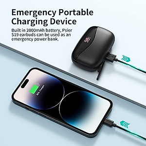 PSIER Bluetooth Earbuds Wireless Headphone