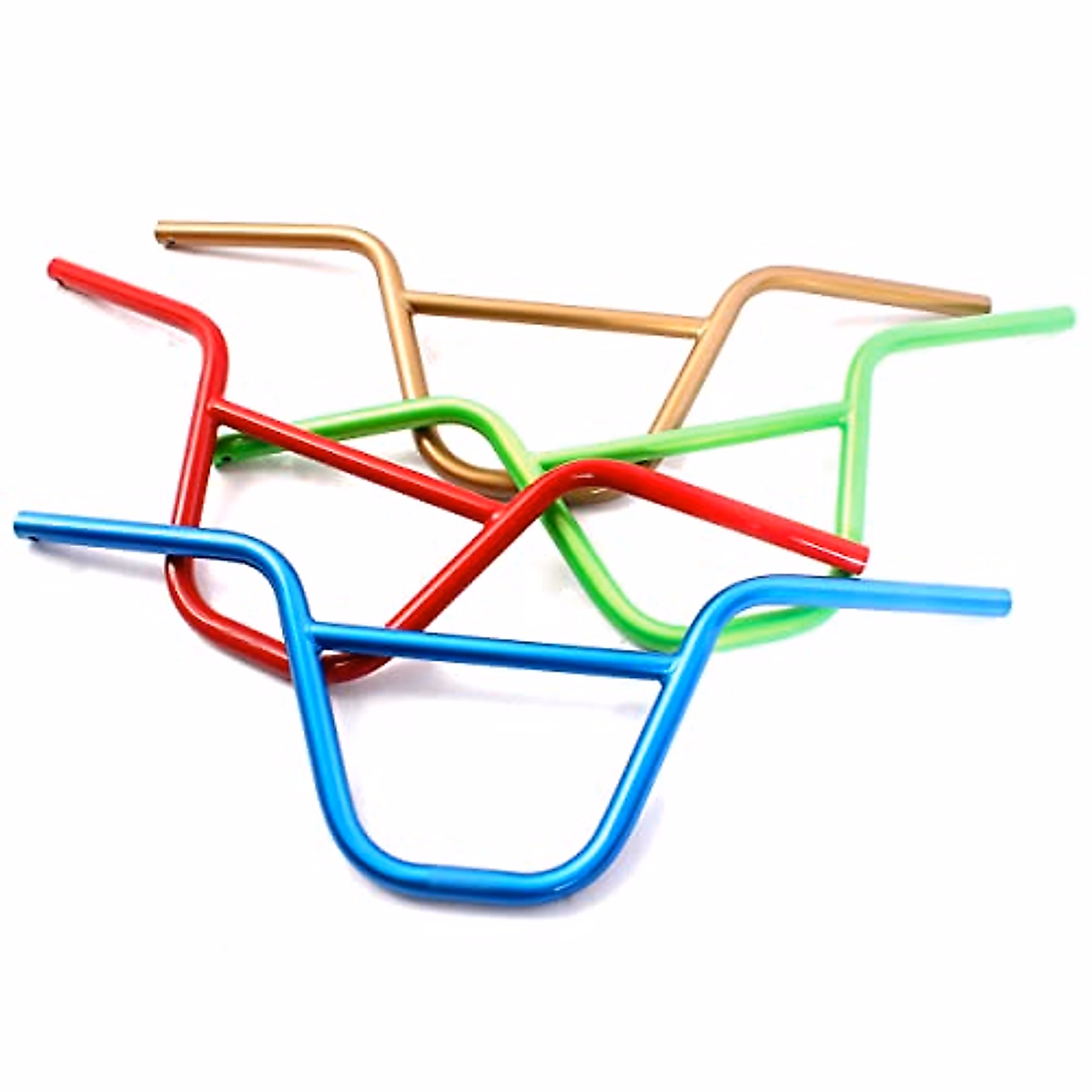 KHE 9 Inch BMX Handlebars Blue Knurled Clamp Zone Only 1.79lbs Width 720 mm