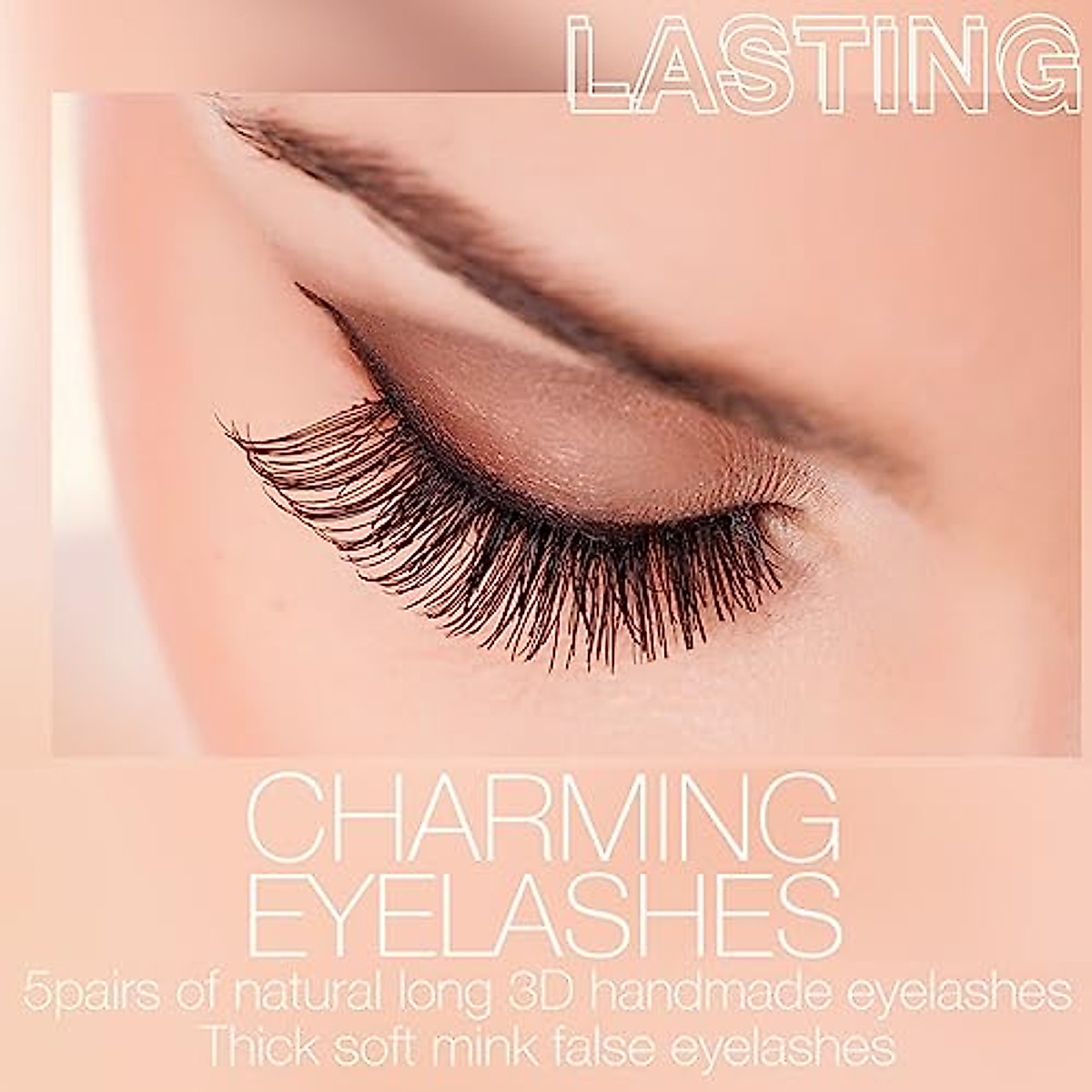 Lashes that Look Like Extensions, Strongly Adhesive Fake Eyelashes, Eye Lashes Sets Pack Natural Look, Cat Eye Wispy Lashes Set , Lash Extension Kit for Self Application, Volume Lash Strips, Lash Clusters with Glue & Tweezers