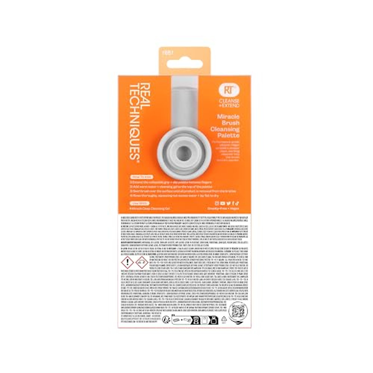 Real Techniques Miracle Brush Cleansing Palette, 1 Count