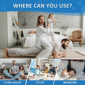 Cenipar HAC-504 Premium Humidifier Filters Replacement for Honey-Well Humidifier Filter HAC-504AW and Filter A Replacement for HCM-350, HCM-500, HCM-600 &Cool Mist Humidifiers 4 Pack