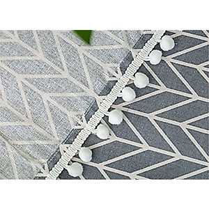 Dezapuby Dust-Proof Refrigerator Cover Cotton Washing Machine Top Protector with Side Storage Bags Universal Cover Cloth for Home and Kitchen (Gray Arrow)