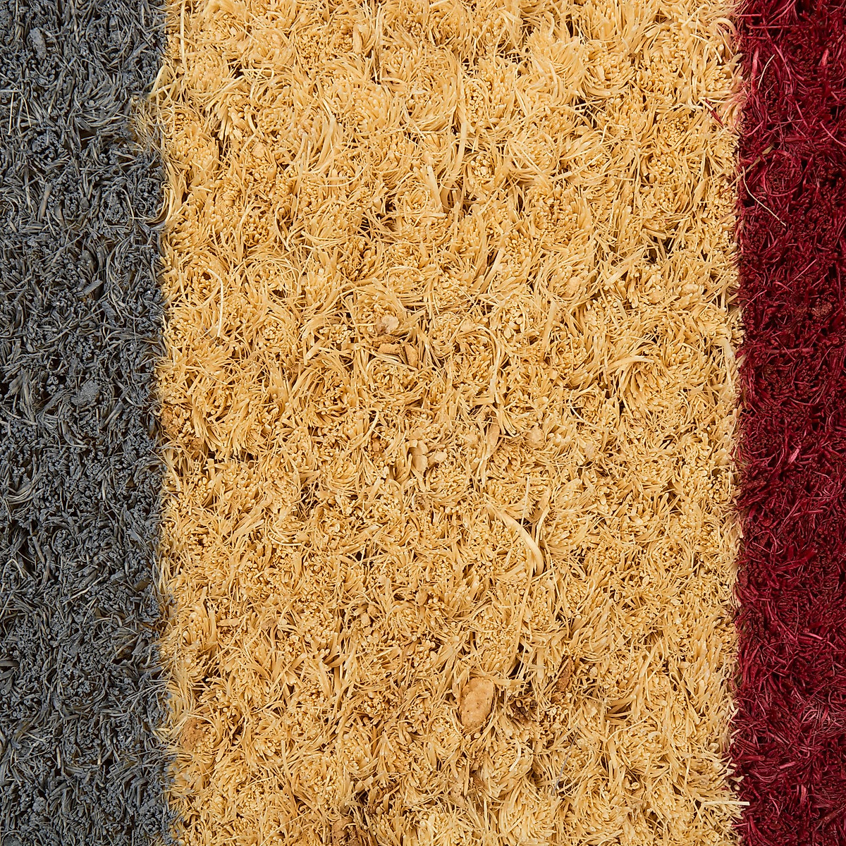 DII Colorful Design Natural Coir Doormat, 18x30, Multi Stripe