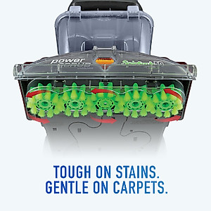 Hoover Power Scrub Deluxe Carpet Cleaner Machine, Upright Shampooer, FH50150, Red