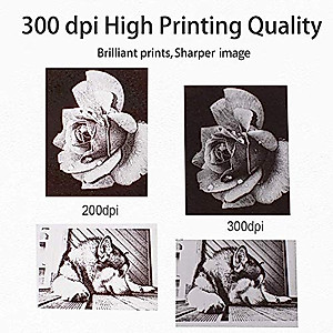 Phomemo M02S 300dpi Mini Portable Bluetooth Pocket Printer Wireless for Travel, Photo Picture Planner Handy Small Label Maker, Thermal Mobile Printer, Sticker Maker Machine