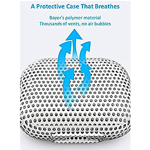 Soft TPU Transparent Case for Beats Studio Buds Case 2021, Shockproof Case Warterproof Case Cover Protective Case with Keychain (Transparent)