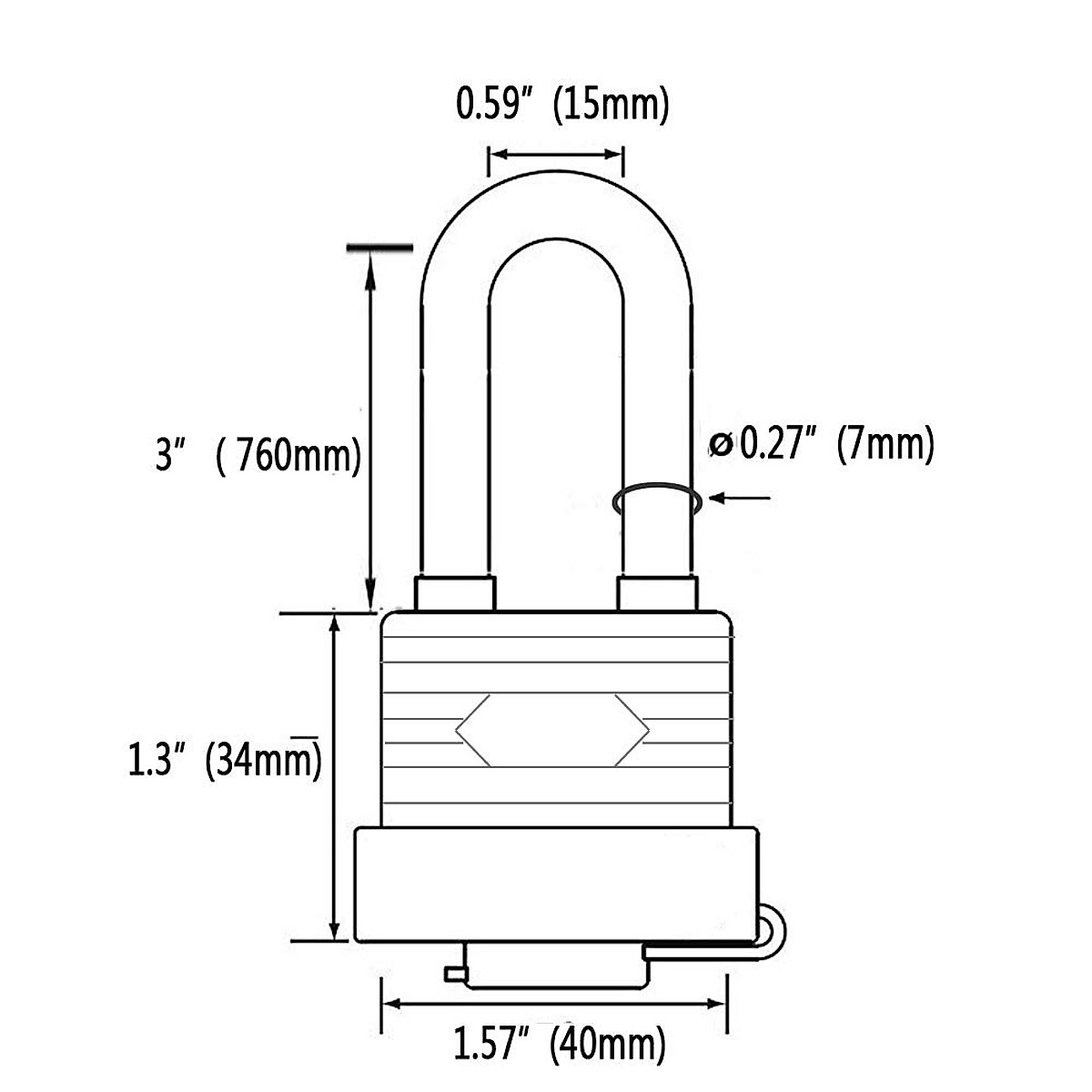 40mm 2-Heavy Duty Waterproof Padlock - Ideal for Home, Garden Shed, Outdoor, Garage, Gate Security (2 Pieces Set, Send a Small Password Lock)