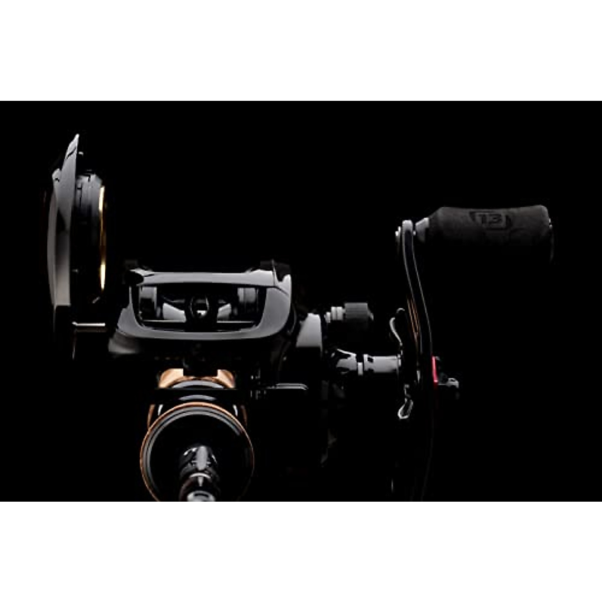 13 FISHING - Inception G2 Baitcast Reel - 7.3:1 Gear Ratio - Left Hand Retrieve (Fresh) - ING2-7.3-LH, Black