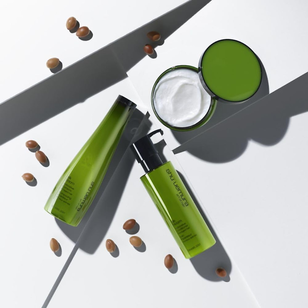 Shu Uemura Silk Bloom Shampoo For Damaged Hair - Gently Cleanses and Repairs, Nourishes Damaged Hair, With Japanese Argan Oil