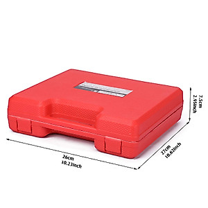 MIXPOWER 8-Piece 1/2-Inch Drive Deep Impact Socket Set,12 Point, Metric, CR-MO, 29,30 32 34 35,36,38,39mm, Heavy Duty Impact Socket Set