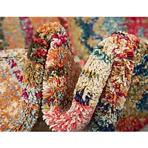 Unique Loom Sedona Collection Area Rug - Yosemite (8' Square, Multi/ Blue)