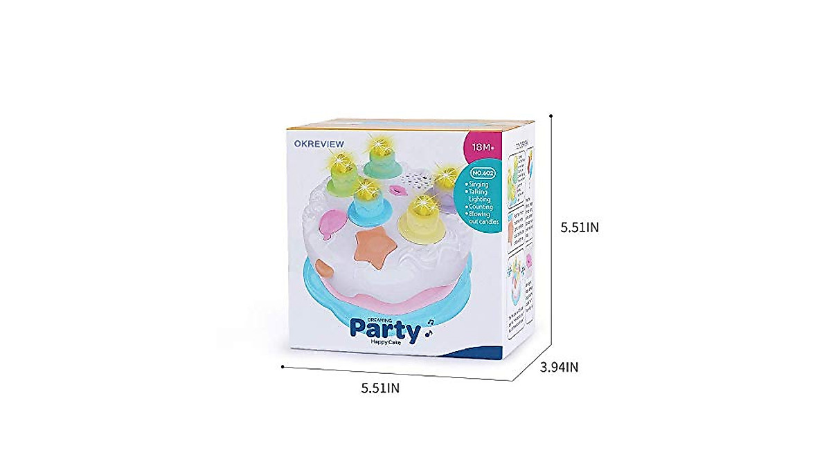 OKREVIEW First Birthday Cake Toy - Fun & Musical Gift