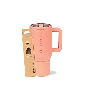 Dahlia 20oz Traveler + Replacement Straws