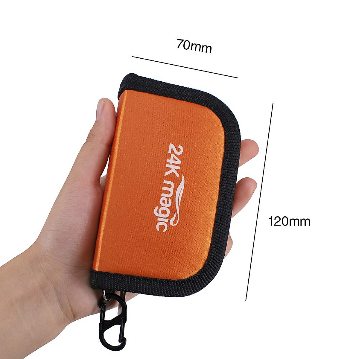 24kmagic battery Storage bag,Nylon material, lightweight and easy to carry(case only)